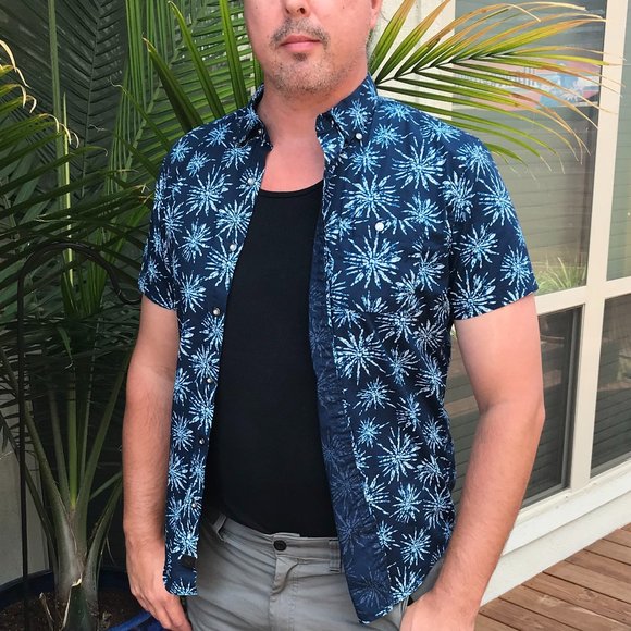 Steve's Jeans | Shirts | Steves Jeans Mens Slim Fit Buttondown Shirt ...